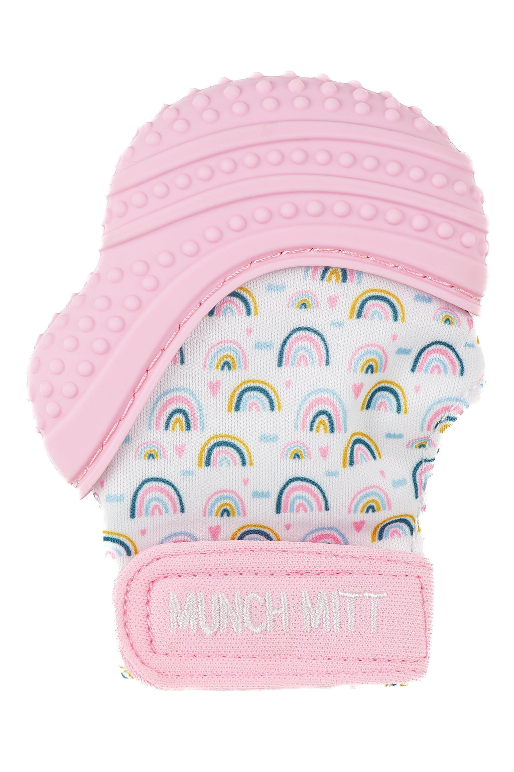 Munch Mitt- Pink Rainbow – Malarkey Kids