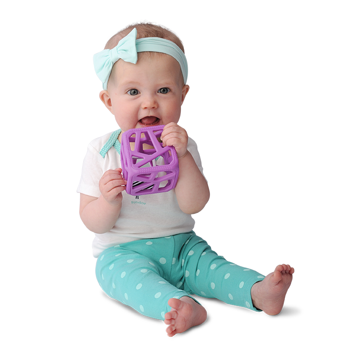 Chew Cube - Purple – Malarkey Kids