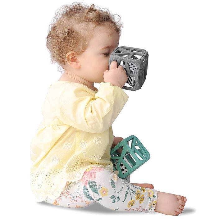 Chew Cube - Mint Green – Malarkey Kids